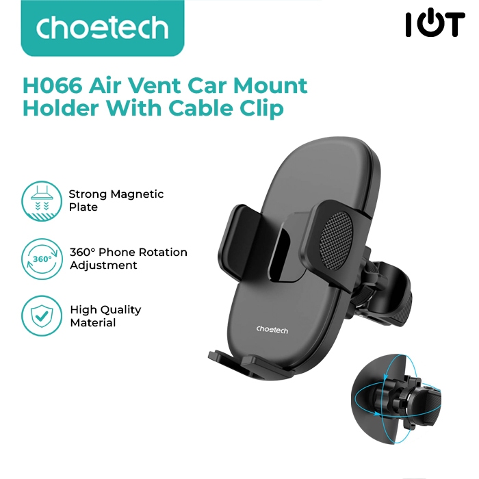 HP Choetech H066 ที่วางโทรศัพท์มือถือในรถยนต์ช่องระบายอากาศ | Shopee Thailand