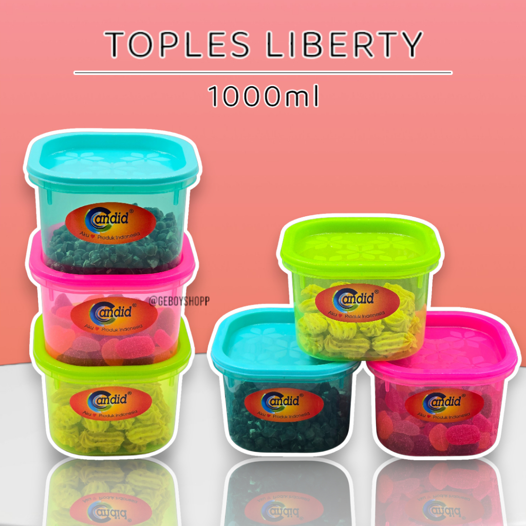 [1 ชิ้น/3 ชิ้น] Candid LIBERTY Storage 1000 มล./ขวดเค้ก/PP5 ภาชนะบรรจุ ...