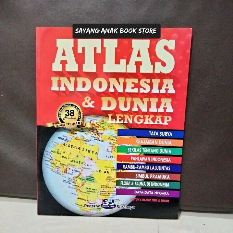 Atlas Book Of The Last Edition ของ Atlas Indonesia & The Complete World ...