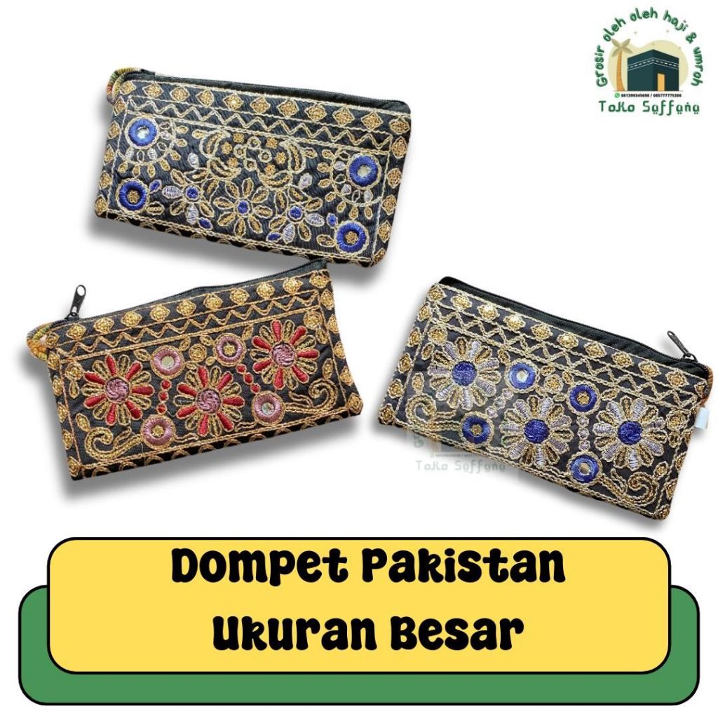 By BY HAJI และ UMROH 1 DOZEN LARGE PAKISTAN WALLET ZIPPER I HAJJ ...
