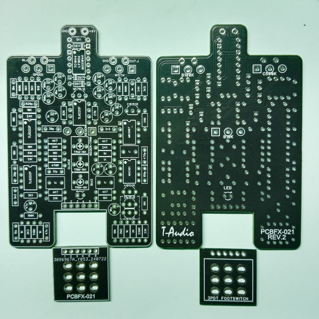 T-audio PCBFX-021 ตาม Ibanez FL301 Flanger โมดูล PCB เหยียบกีตาร์ ...