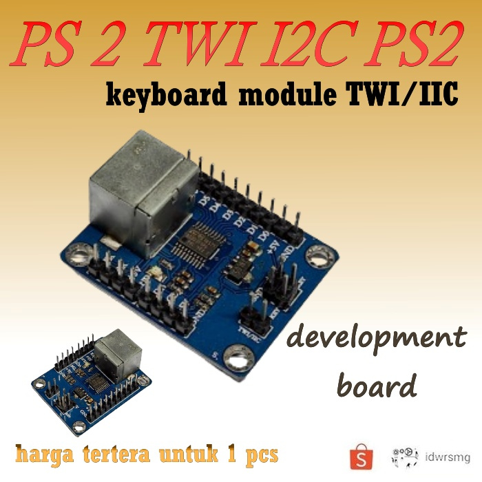 PS2 TWI IIC คีย์บอร์ดโมดูล Serial Port Transmission PS 2 TWI I2C PS2 แป้นพิมพ์โมดูล TWI/IIC ...