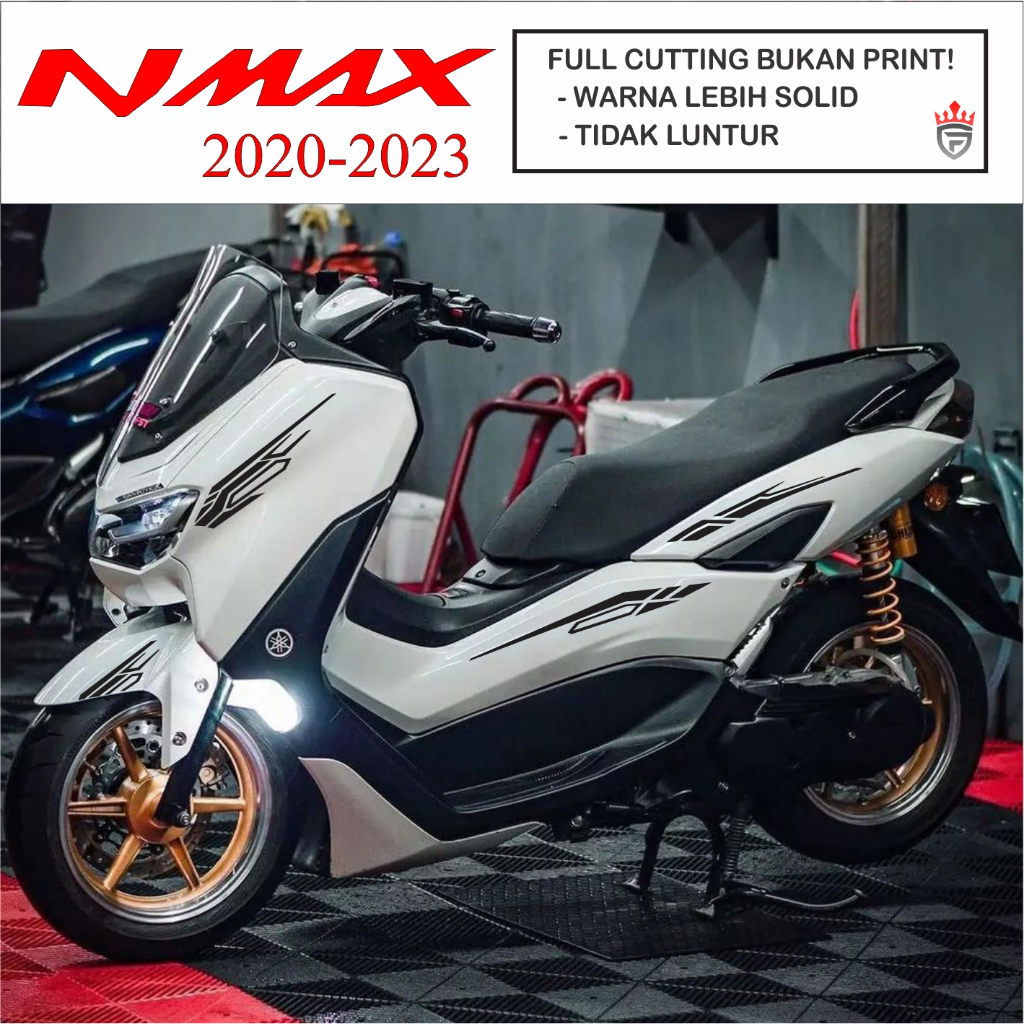 06 ใหม่ Nmax Body Striping Sticker 2020 2021 2022 2023, new Nmax Body ...