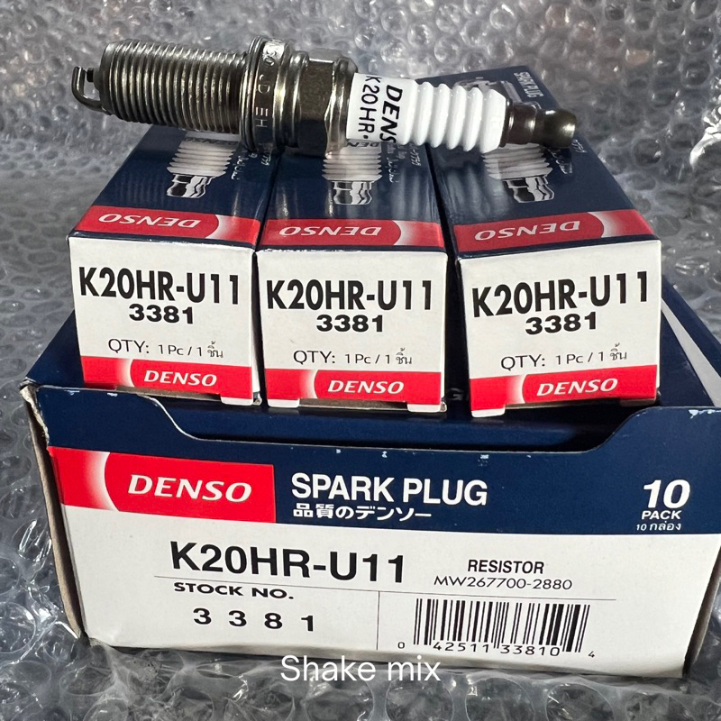 หัวเทียน K20HR-U11 HILUX INNOVA FORTUNER GASTOLINE ORIGINAL DENSO ASTRA ...
