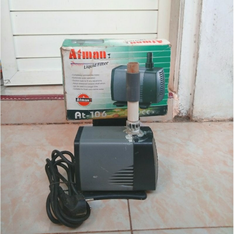 Atman POWER HEAD WATER PUMP ปั๊มน้ํามือสองของแท้ | Shopee Thailand