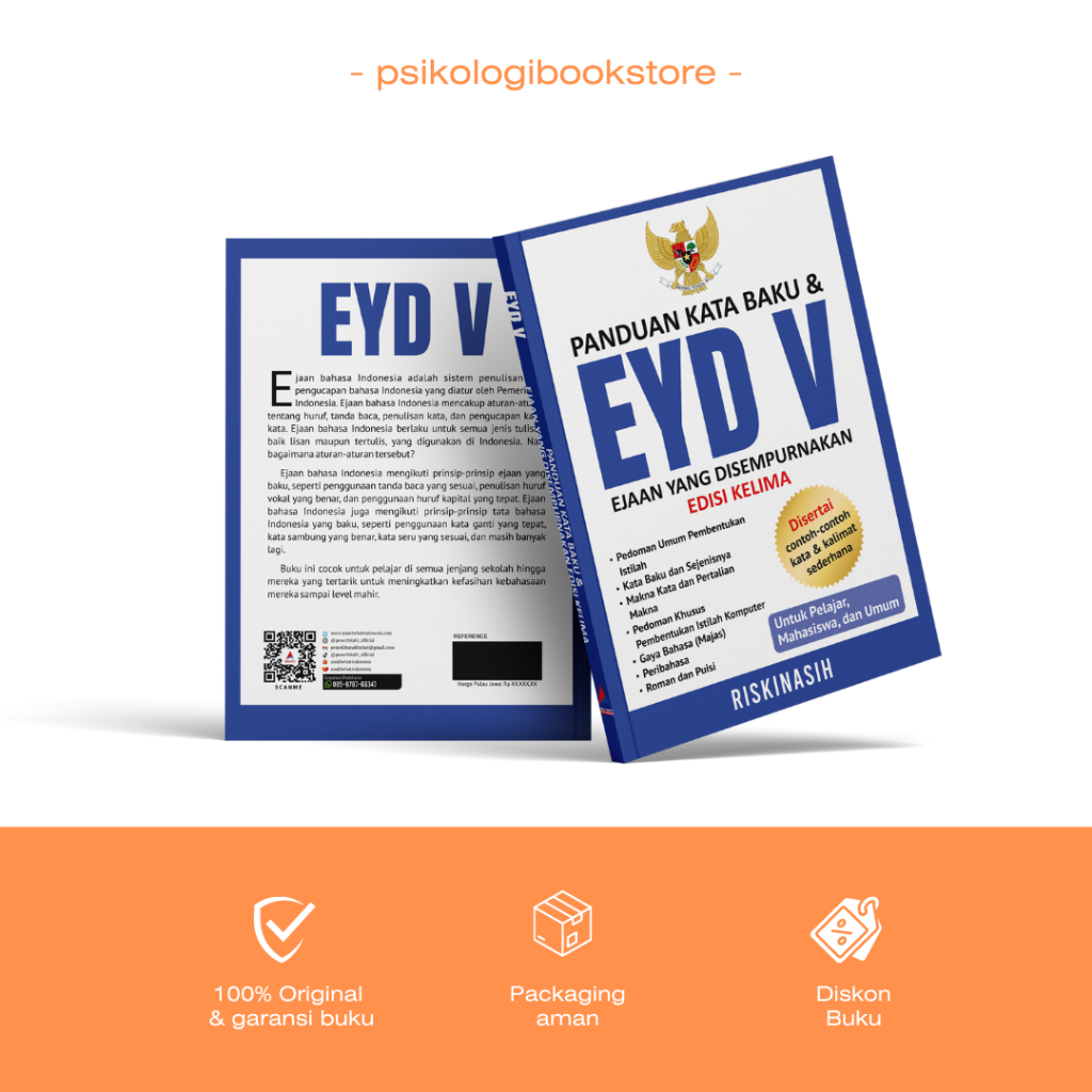 หนังสือ Eyd V Book: Guide To Perfected Raw Words & Spellings Fifth ...