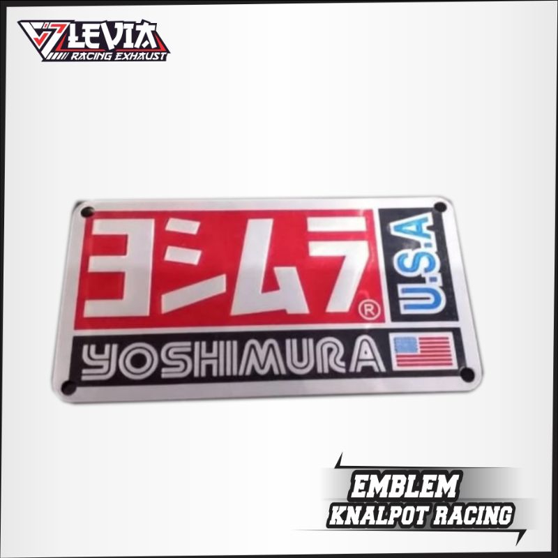 แข่ง EXHAUST EMBLEM ยี่ห้อ YOSHIMURA USA | Shopee Thailand