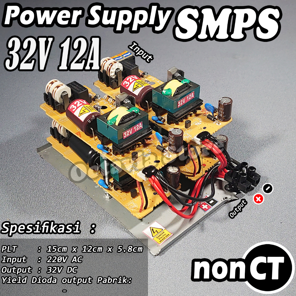 Smps อะแดปเตอร์พาวเวอร์ซัพพลาย 32V 12A CT And NON CT | Shopee Thailand