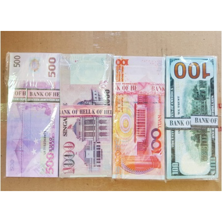 Usd SGD RMB Euro Banknote สําหรับการสวดมนต ์ บรรพบุรุษ | Shopee Thailand