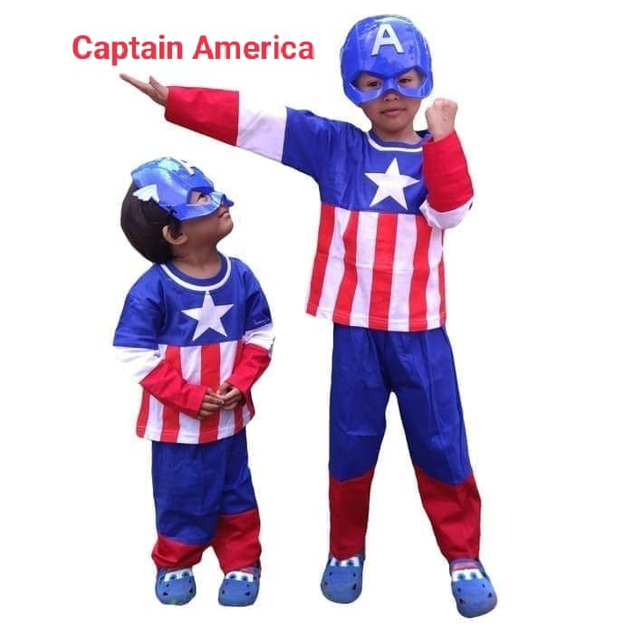 ชุดกัปตันอเมริกา - เสื้อ Captain America Superhero - Captain America ...