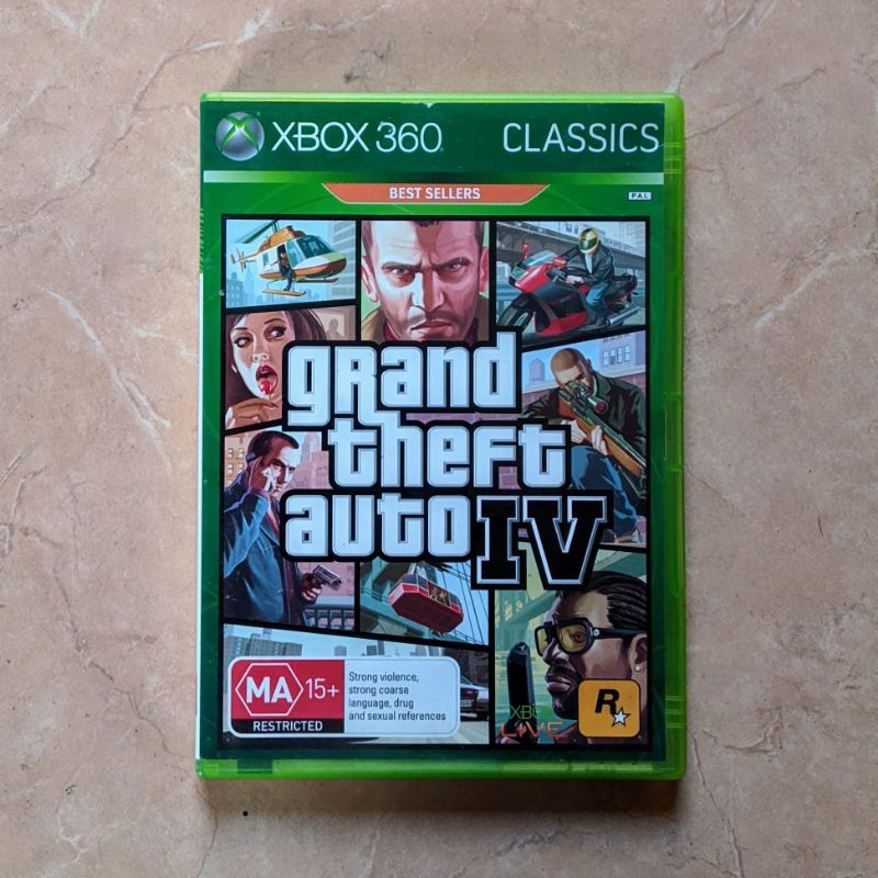 Grand Theft Auto IV GTA 4 Xbox 360 ของแท้ | Shopee Thailand