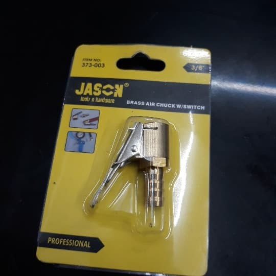 JASON Air Chuck Clip รุ่นพร้อมสวิตช์ยางหัวปั๊มบรรจุเครื่องมือ | Shopee ...
