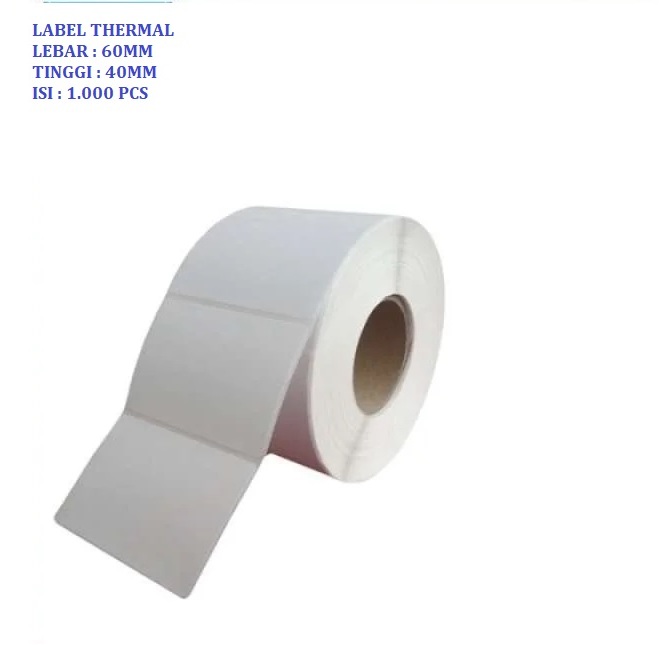 กระดาษความร้อน BARCODE PAPER 60X40 THERMAL LABEL 60 X 40 คูปองพรีเมี่ยม ...