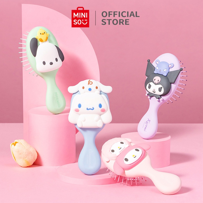 Miniso X SANRIO ตัวละครหวีผมแปรงผมนวดหวีผม Kuromi/Cinnamoroll/My Melody/Pochacco | Shopee Thailand