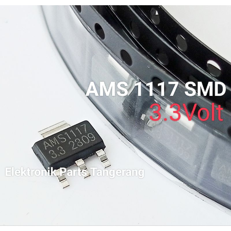 Ams1117 SMD 3.3V SOT-223 1A ตัวควบคุมแรงดันไฟฟ้า IC REGULATOR AMS 1117 SMD 3.3V 3.3 โวลต์ Ams117 ...