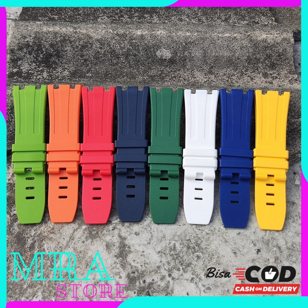 สายนาฬิกาข้อมือยางซิลิโคน Audemars piguet AP 28 มม. | Shopee Thailand