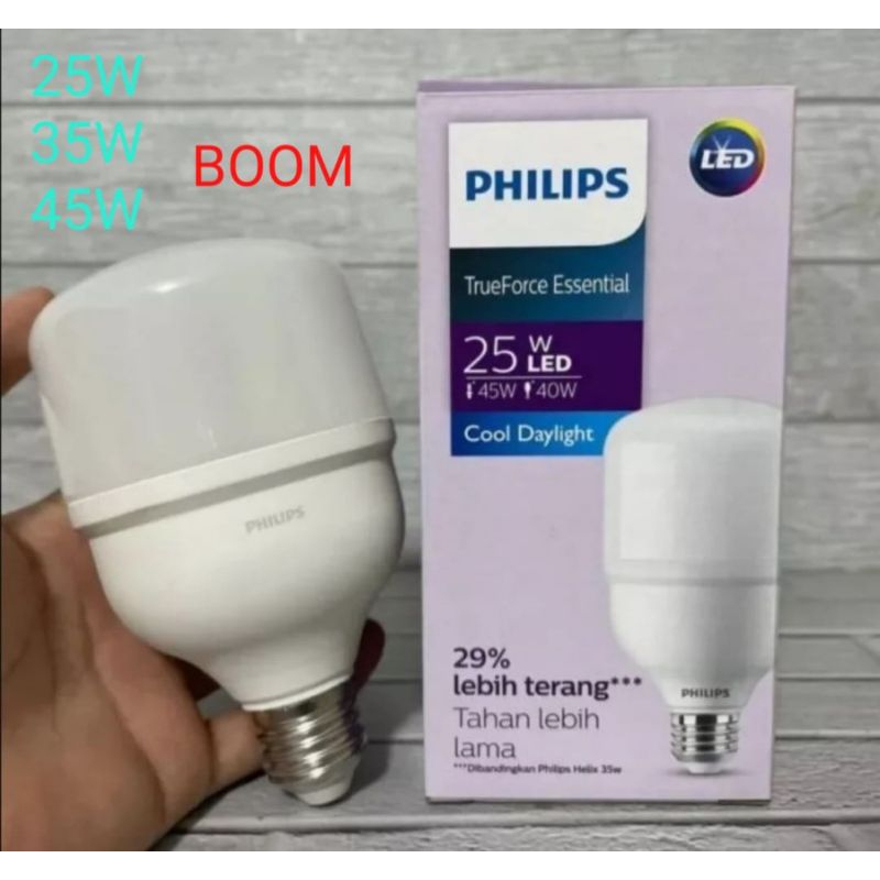 Putih Philips Tforce Led Capsule Lamp 25w 35w 45w แสงสีขาว | Shopee ...