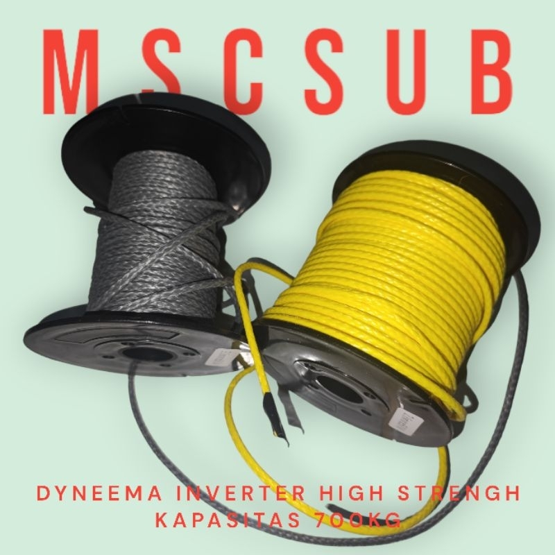 Dyneema ROPE 2,8MM SINGLE INVERTER สําหรับ SPEARFISHING / DYNEMA HORSE ...
