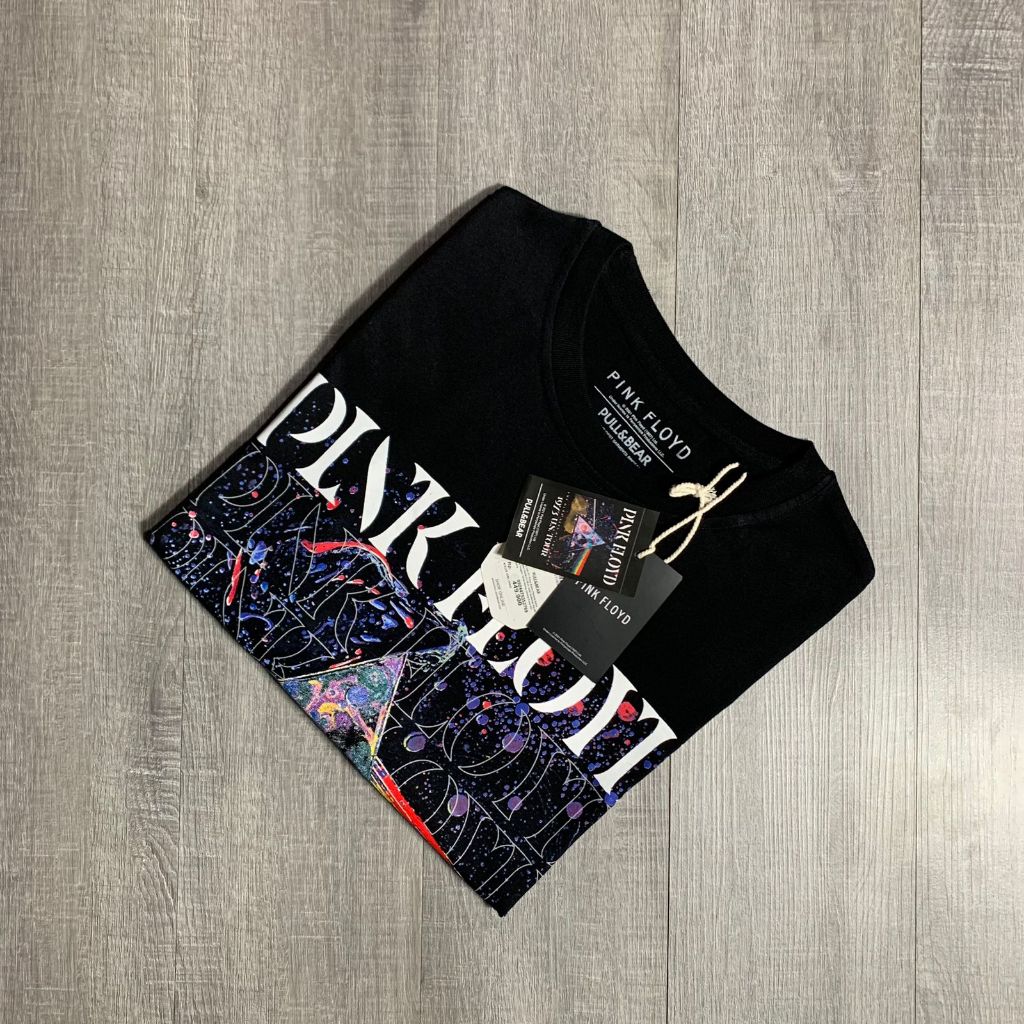 เสื้อยืด Pull&bear Collabs PINK FLOYD 1973 US Tour | Shopee Thailand