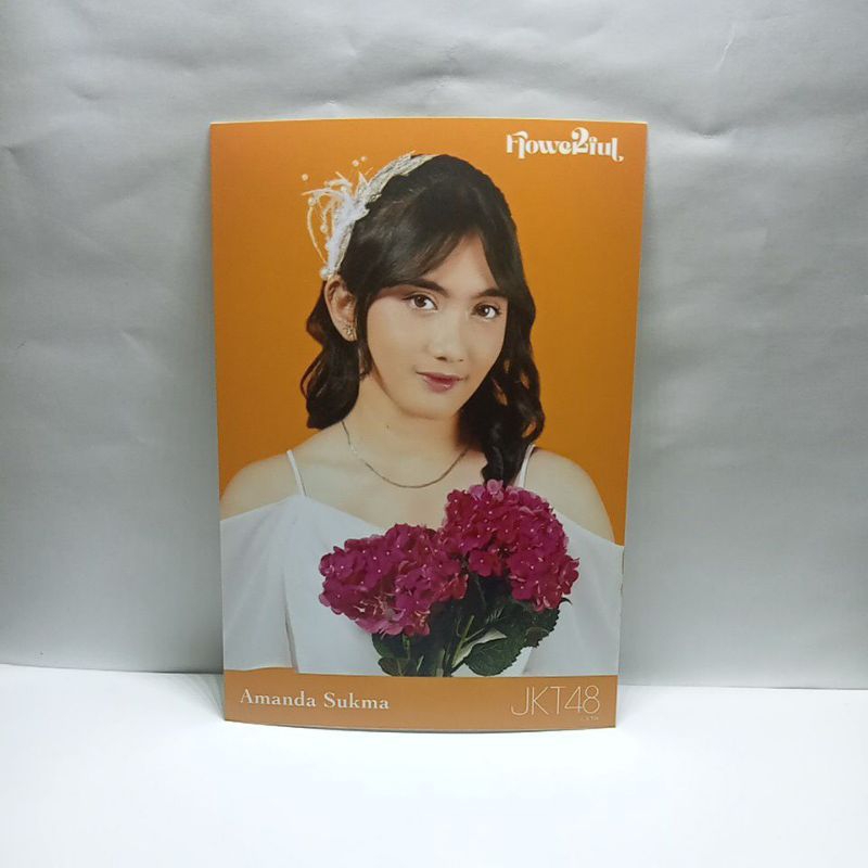 กระเป๋าเป้สะพายหลัง AMANDA SUKMA jkt48 ลายดอกไม้ | Shopee Thailand