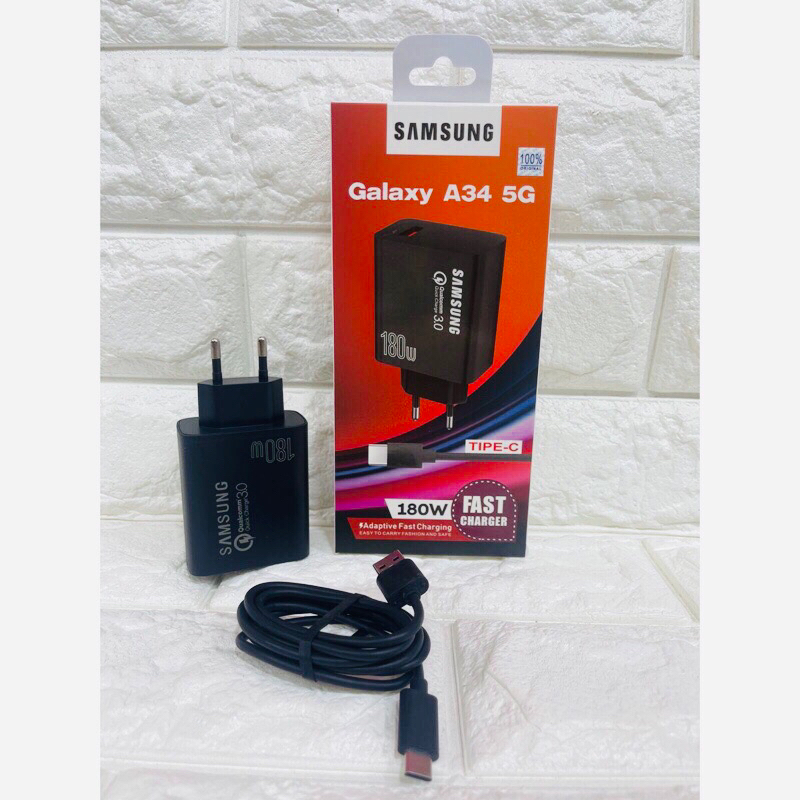 เครื่องชาร์จ SAMSUNG Galaxy A34 5G 180W Fast Charging USB Micro/Type-C ...