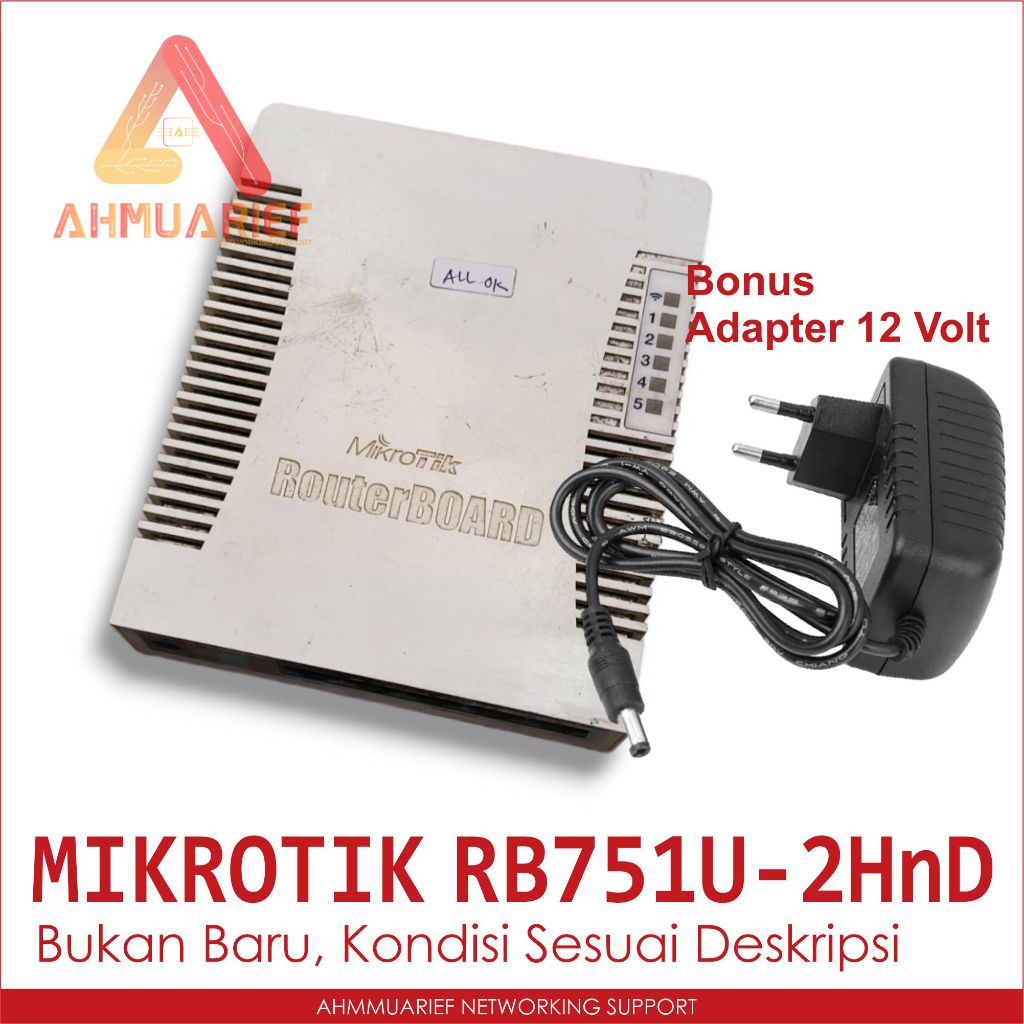 Mikrotik เราเตอร์บอร์ดไร้สาย RB751Ui-2HnD RB751 RB751 | Shopee Thailand
