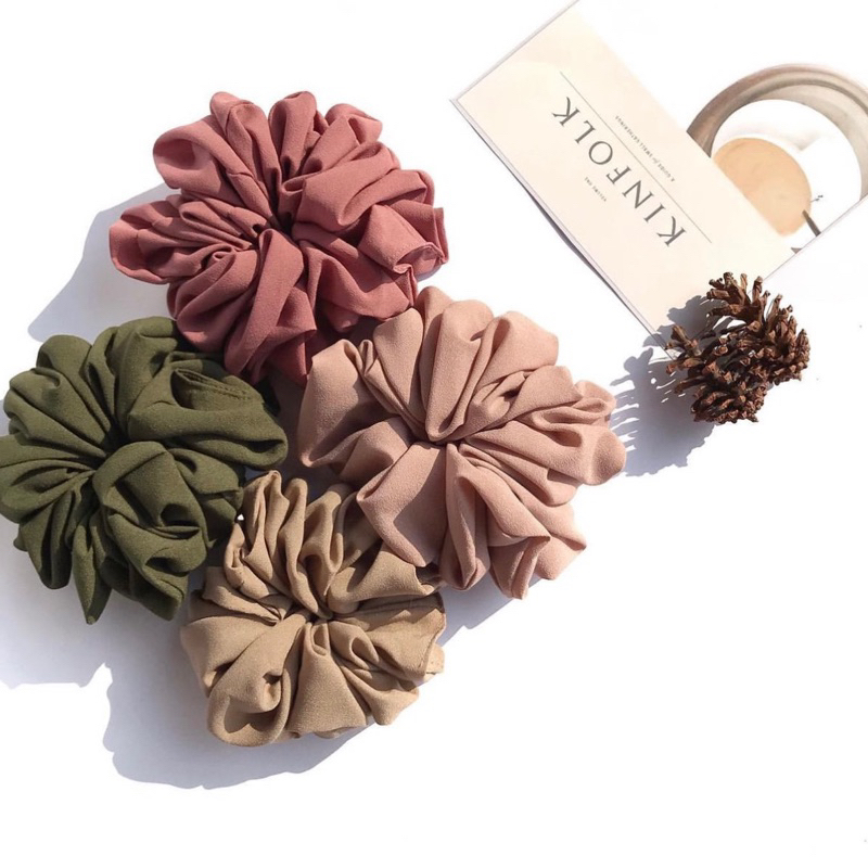 โดย ADINDA SCRUNCHIE HIJAB IBUT/Pigtails VOLUME SCRUNCHIES JILBAB Veil ...