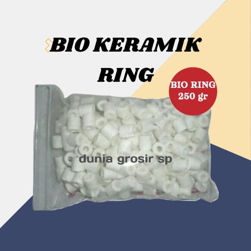 Bio RING BIORING 250 กรัม สารกรองอควาเรียมและปลา POND | Shopee Thailand