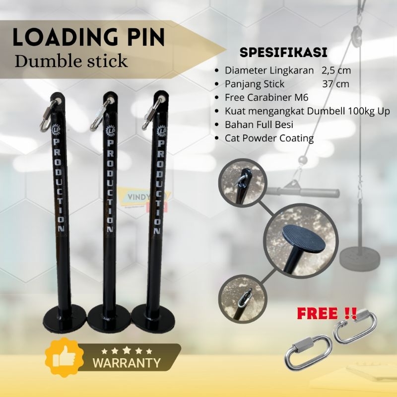 Loading Pin Barbell สําหรับยกน ้ ําหนักถาดดัมเบิล | Shopee Thailand