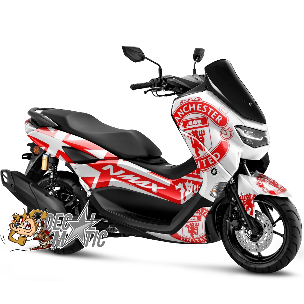 Putih Yamaha NMAX 2015 2016 2017 2019 สีขาวรถจักรยานยนต์ Body FUll สติก ...