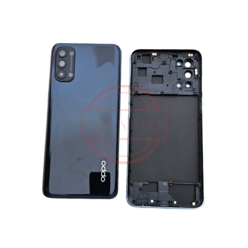 ที ่ อยู ่ อาศัยปลอกหลัง Oppo Reno 4 4G CPH2113 ครบชุดประตูหลัง + หัวเข ...
