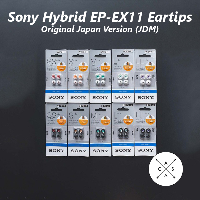Sony Hybrid EP-EX11 เวอร์ชั่นญี่ปุ่น JDM จุกหูฟังซิลิโคน จุกหูฟัง IEM ...