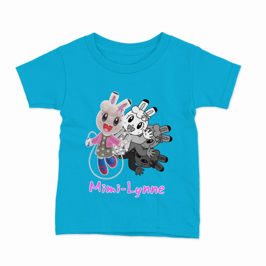 Bappier Mimi-Lynne Midohara กระต่ายเสื้อยืด Shimajiro Distro การ์ตูน ...