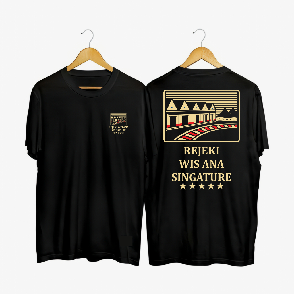 Rejeki Wis Ana Singature เสื้อยืด Unisex Distro เสื้อยืด | Shopee Thailand