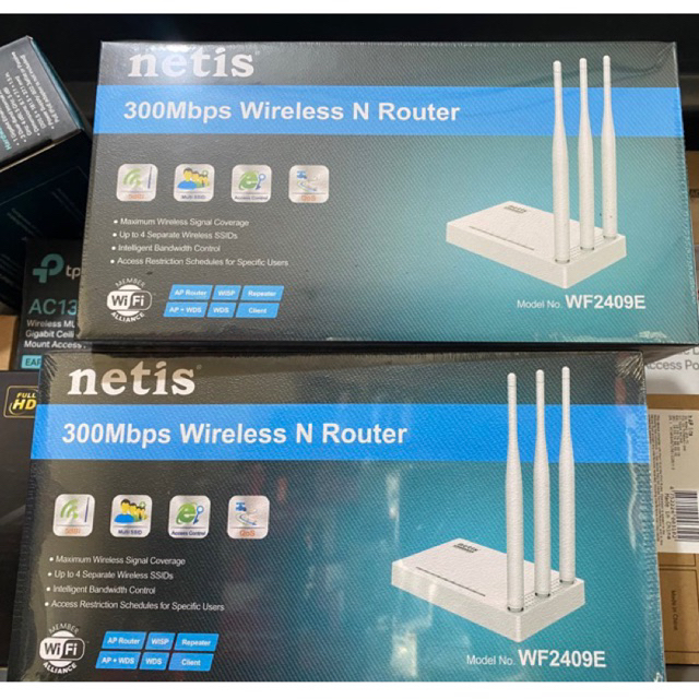 Netis WF2409E 3 เสาอากาศ 300mbps เราเตอร ์ ไร ้ สาย | Shopee Thailand