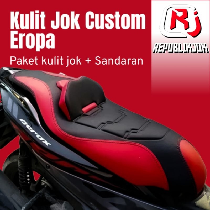 เบาะหนัง Nmax, Aerox, Pcx, Vario Custom ยุโรปพนักพิง Variation | Shopee ...