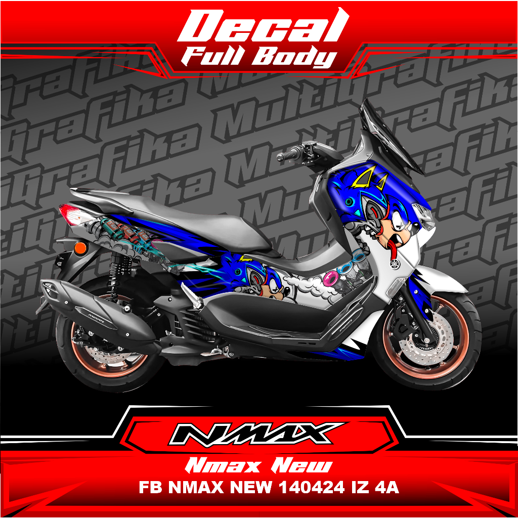 สติกเกอร์รูปลอก แบบเต็มตัว สําหรับรถจักรยานยนต์ YAMAHA NMAX NEW NMAX ...