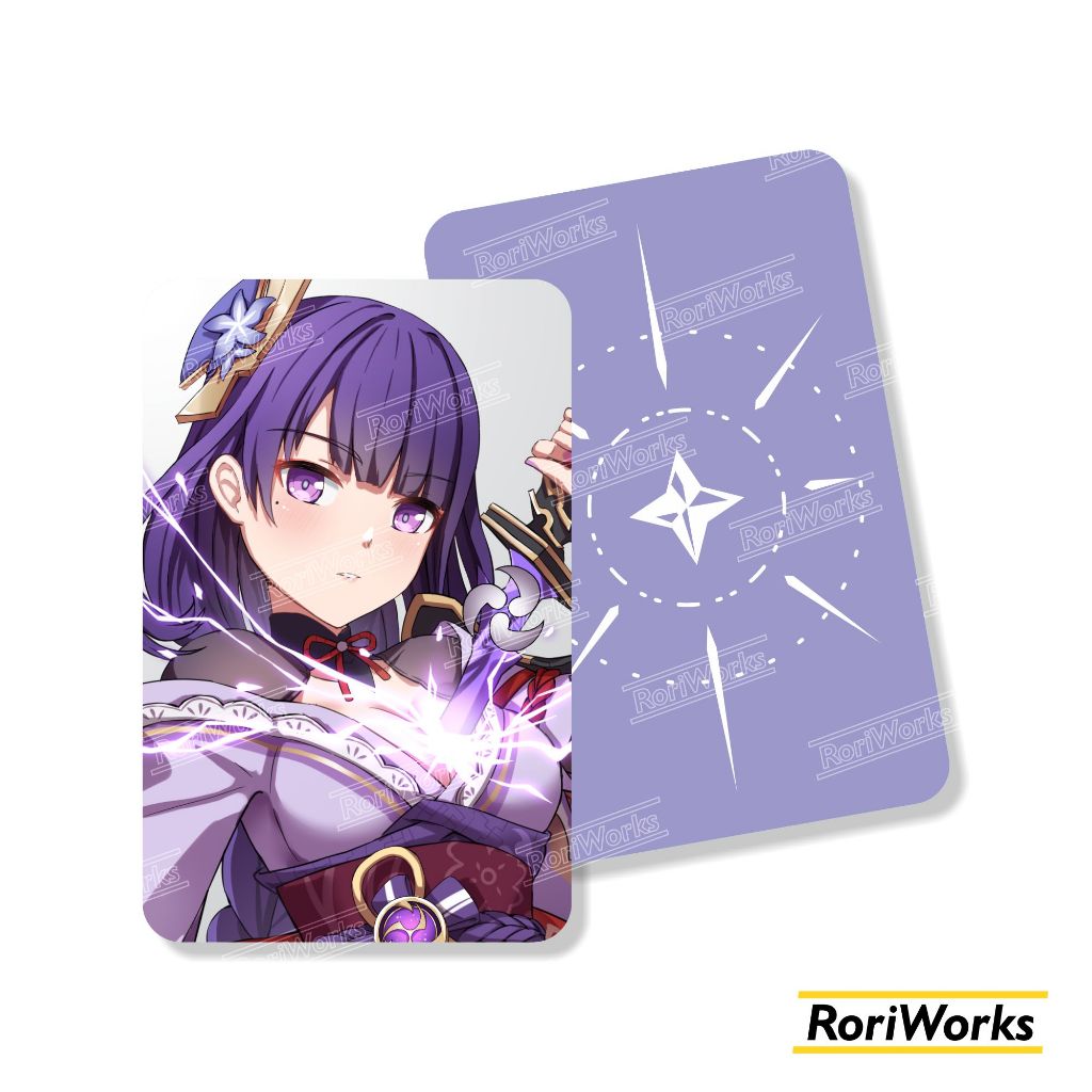 โฟโต้การ์ด - Raiden Shogun | Genshin Impact | Shopee Thailand