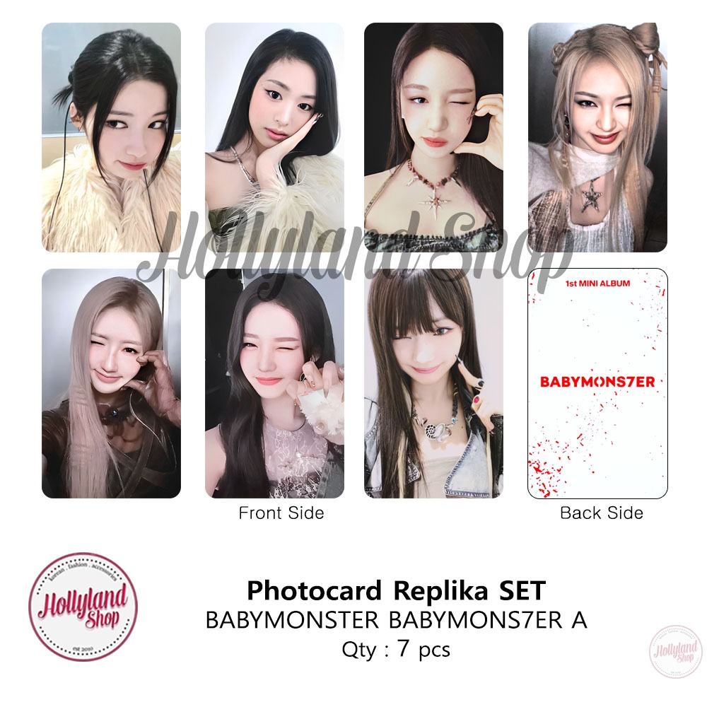 Replika โฟโต้การ์ด PC ชุดจําลอง BABYMONSTER | Shopee Thailand