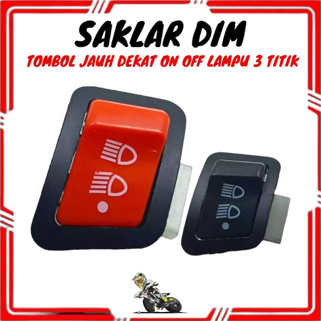 Dim Switch Far Close on off 3 จุด honda universal Function | Shopee ...