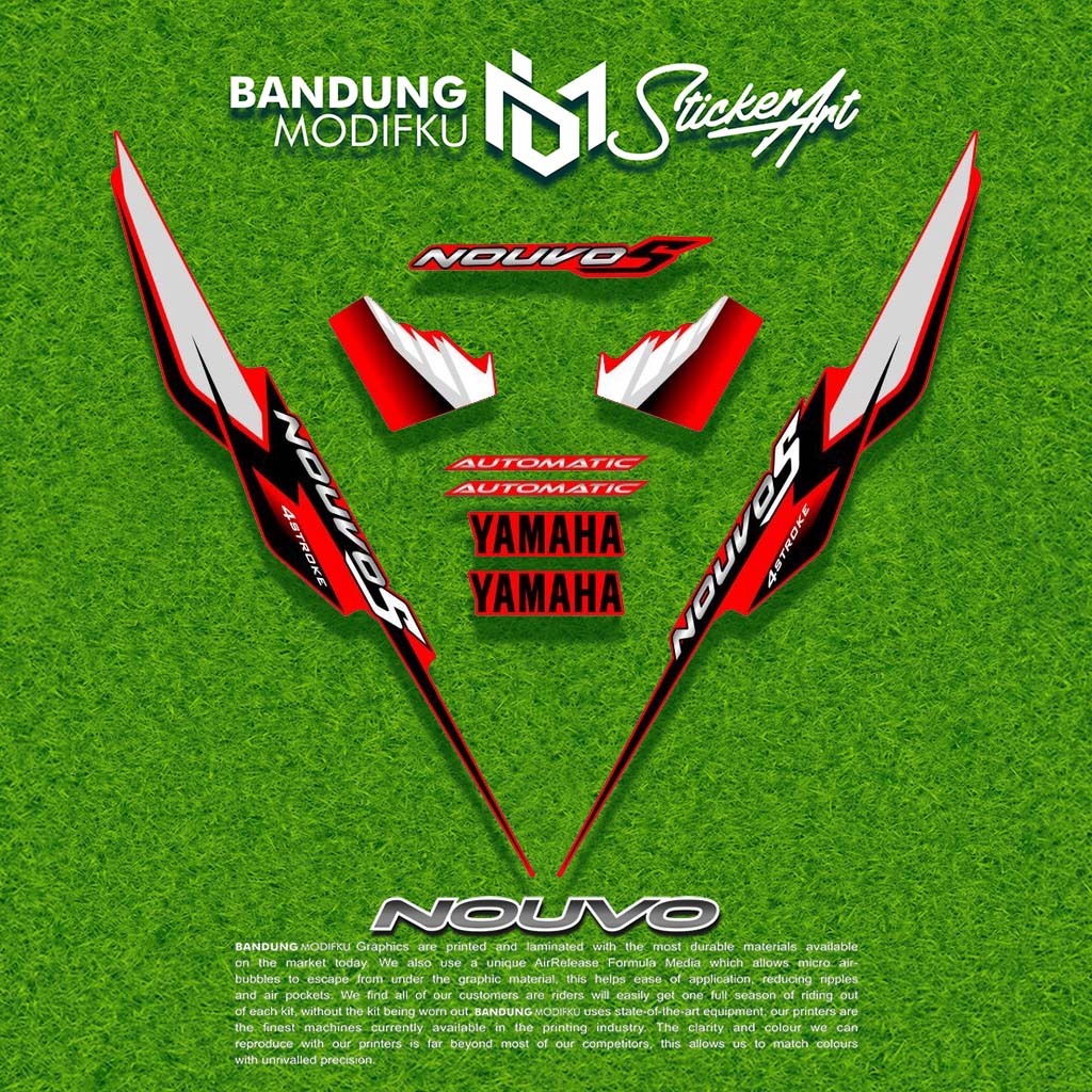 Striping NUOVO 115 MOTIF 2 NOUVO S / STICKER NOUVO Z / สติ๊กเกอร์ ...