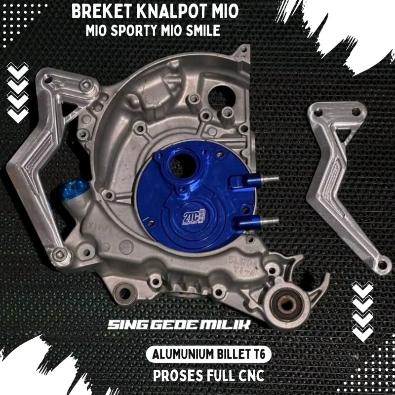 Mio Carburetor Exhaust BRACKET MIO SPORTY MIO SMILE CNC ORIGINAL ...