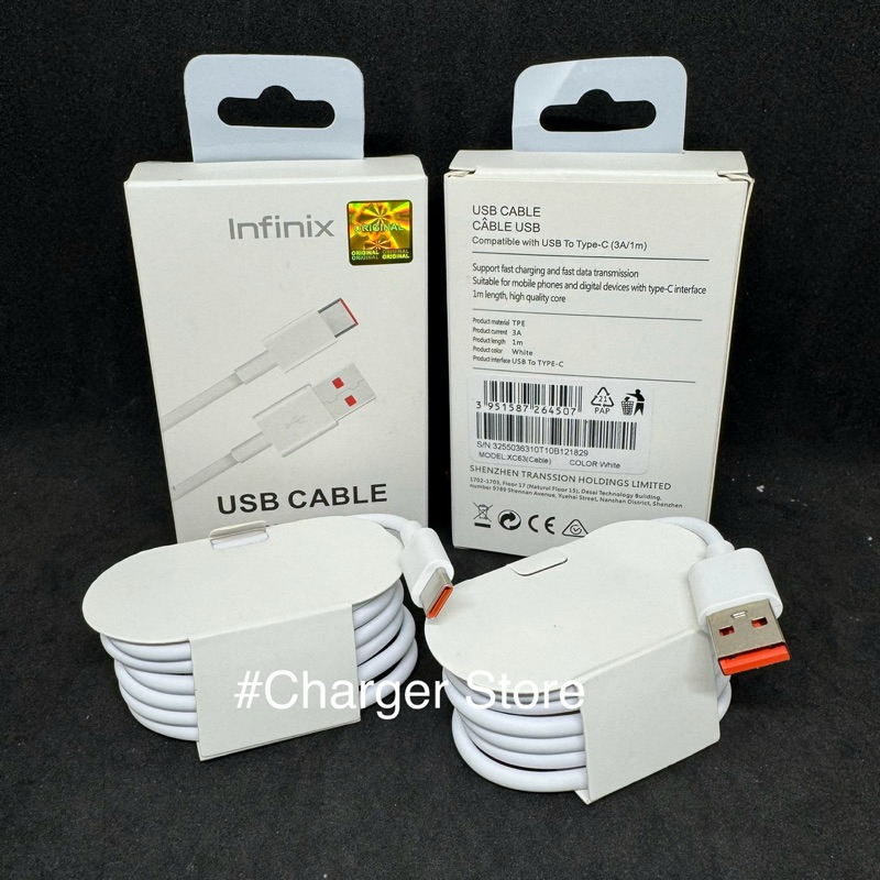 Infinix Type C Data Cable 100 % Original Support Fast Charging 3A ...