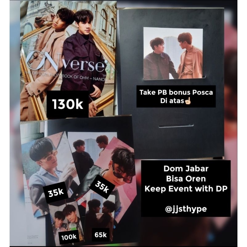 สมุดภาพ Onverse Ohm Nanon Full Tag Bezel-Less | Shopee Thailand