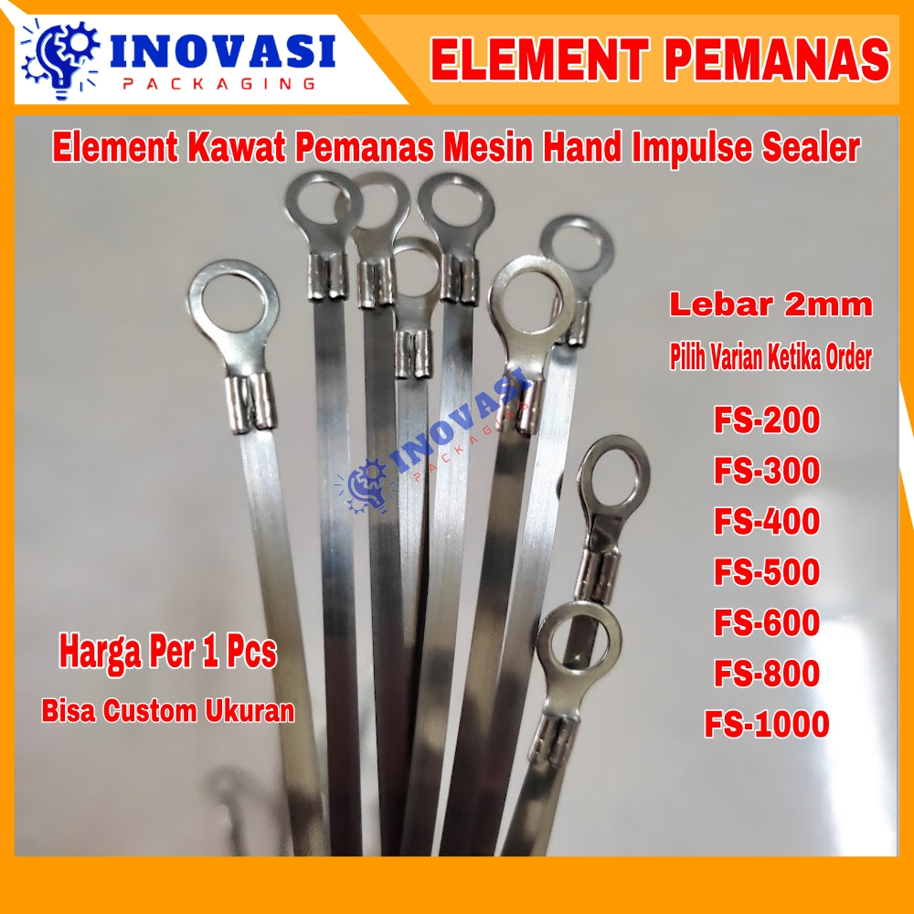 Mesin Hand Sealer Press Machine แผ่นลวดความร้อน 2 มม.กว้าง FS-200 FS ...