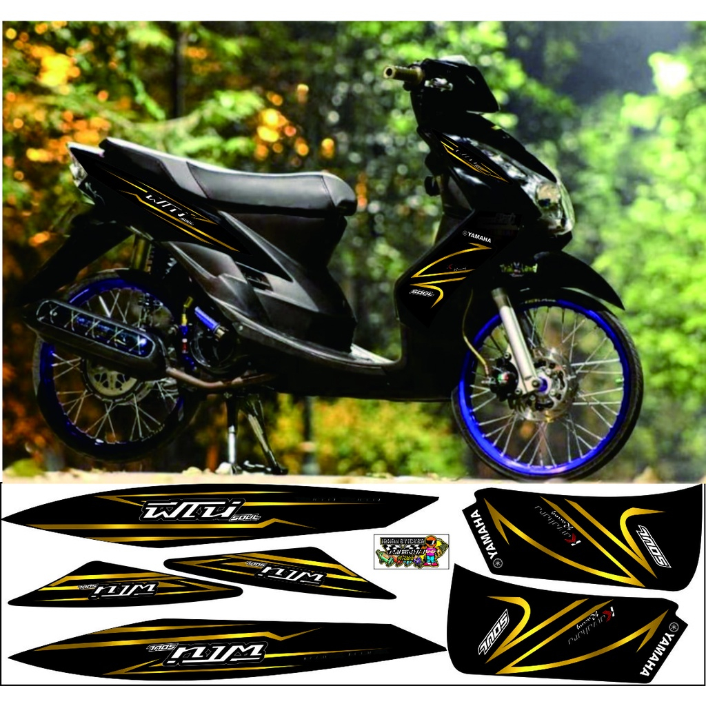 สติ๊กเกอร์ STRIPING YAMAHA MIO SOUL LIST GOLD NEW.// | Shopee Thailand