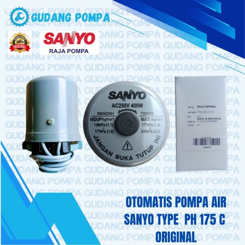 SANYO สวิตช์แรงดันอัตโนมัติ soyo Water Pump ph 175 c | Shopee Thailand