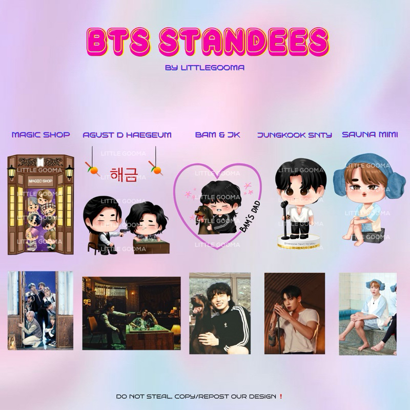 Standee BTS โดย Little Gooma - Standee BTS - โต๊ะสแตนดี้ | Shopee Thailand