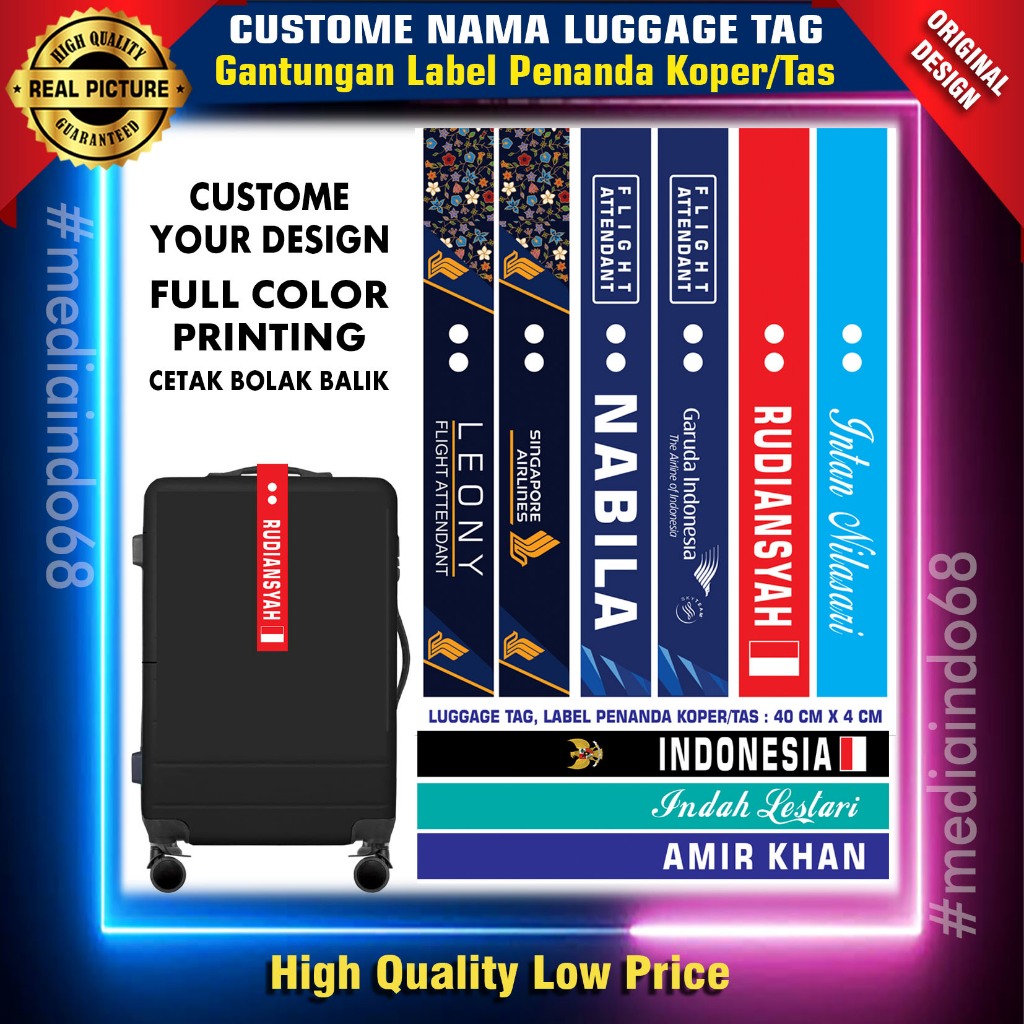 กระเป๋าเดินทาง TAG/NAME TAG SUITcase/BAG/LABEL SUITAGE STANDER/KABIN ...