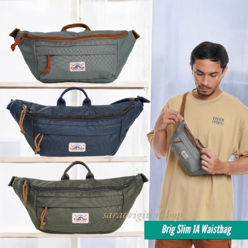 Brig Slim Waistbag Original Mens Sling Bag | Shopee Thailand